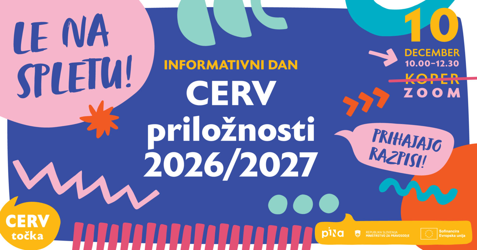 CERV priložnosti 2026/2027 - Cerv točka
